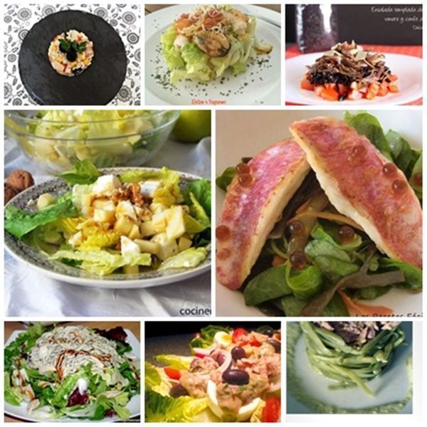 Ensaladas Originales selección de recetas | Las Recetas Fáciles de María