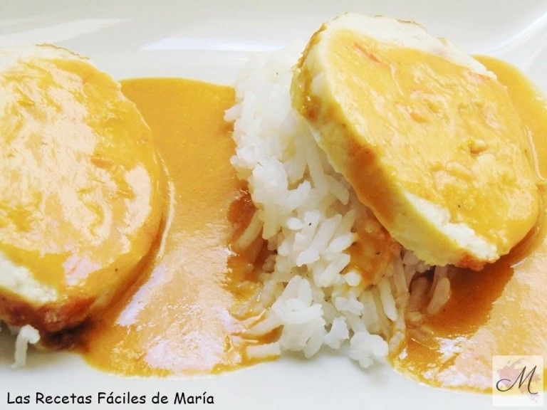 Roti de Pollo en Salsa de Curry Rojo | Las Recetas Fáciles de María