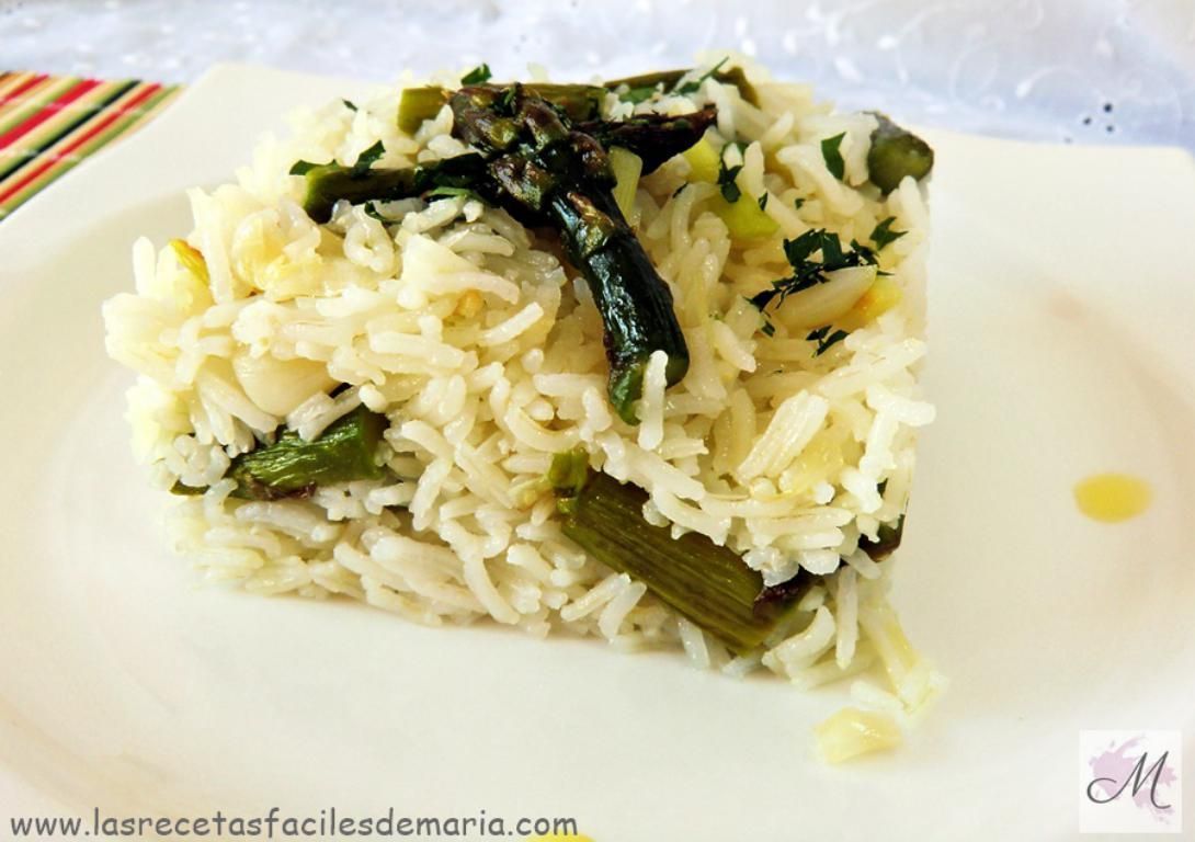 Arroz Basmati en Verde | Las Recetas Fáciles de María